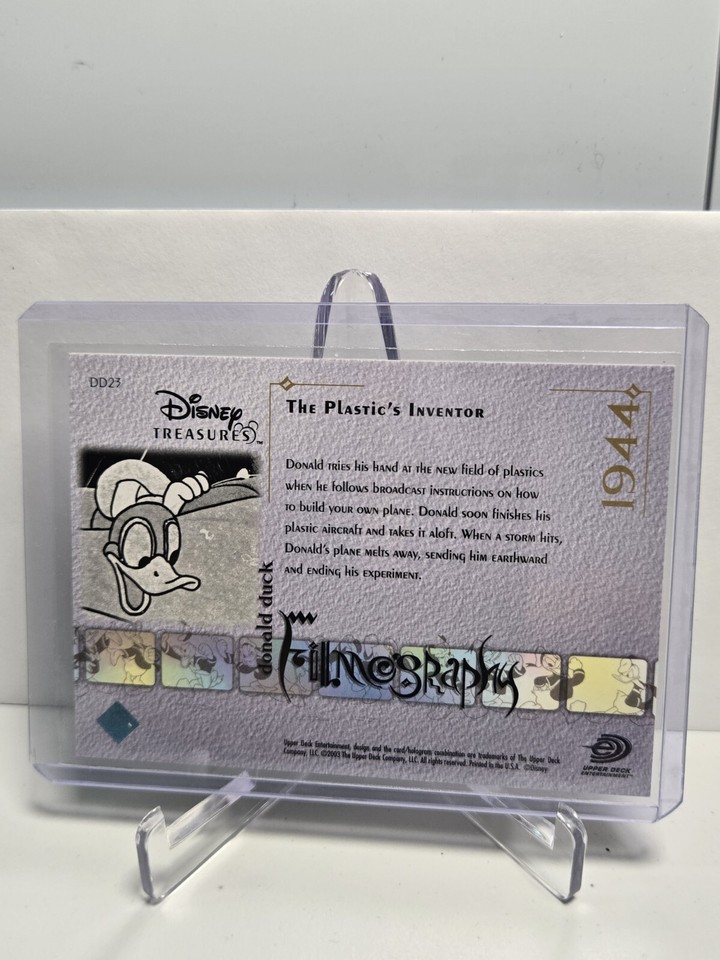 2003 Upper Deck Disney Treasures Donald Duck Inventor Filmography #DD23 ...