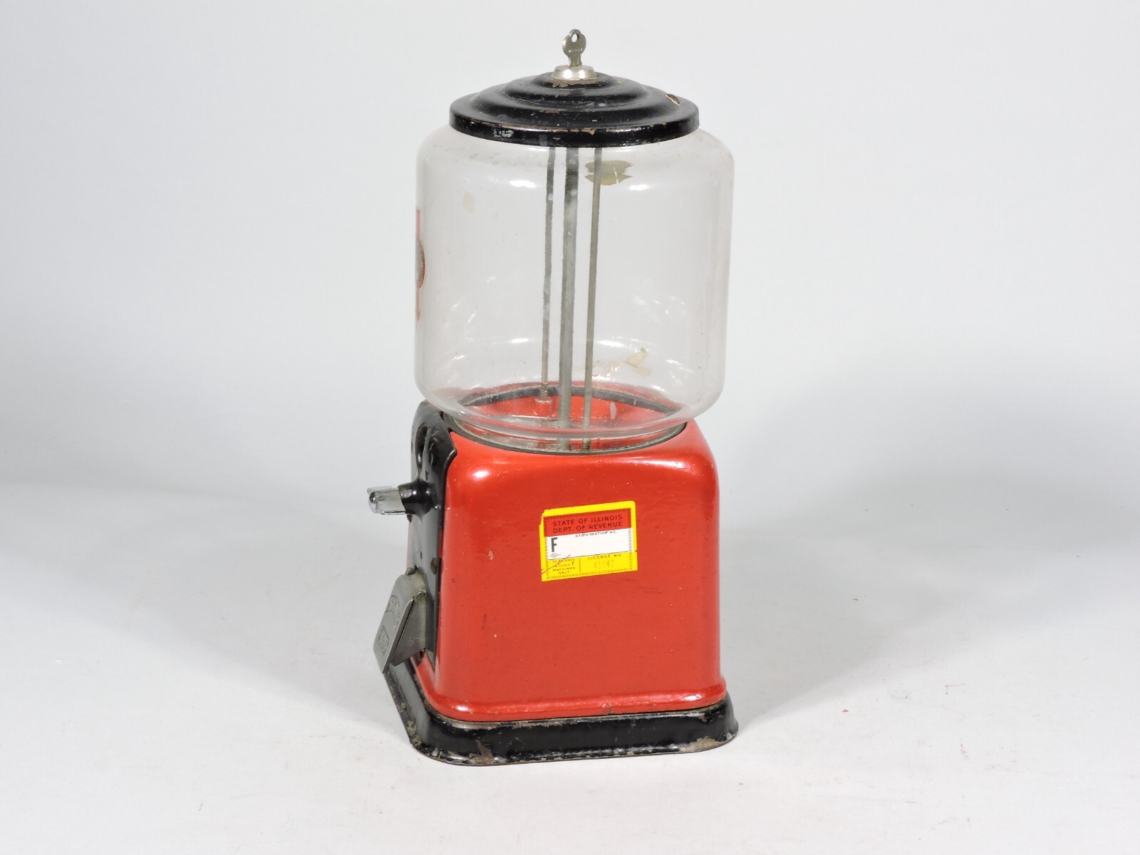 Victor Model V Penny Operated Gum Ball Peanut Vending Machine Works ...