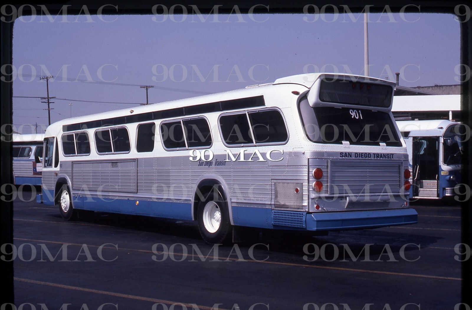 SDTC. GM COACH BUS #901. San Diego (CA). Original Slide 1981. NEW! | eBay