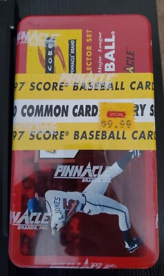 1997 Score Baseball Tin Factory Sealed Set 550 Cards Pinnacle Brand ...