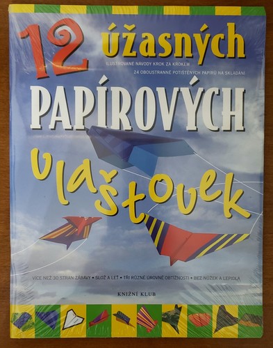12 UZASNYCH PAPIROVYCH ULASTOVEK ORIGAMI PAPER AIRPLANES BOOK POLISH ...