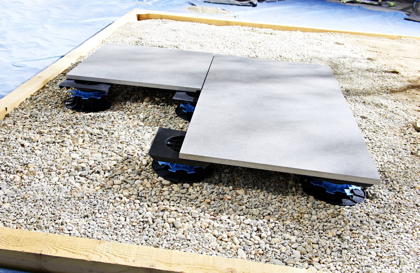 Jouplast Adjustable risers Pack of 10 Ceramic/Paving support - Pedestal ...