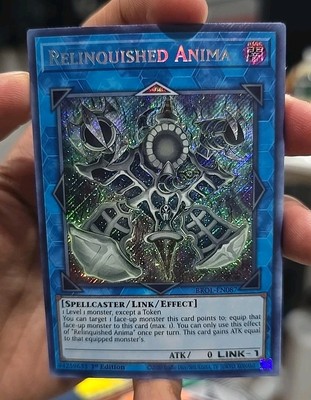 Relinquished Anima Yu-Gi-Oh! BROL-EN087 Secret Rare (SCR) 1st Edition ...