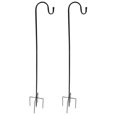 Shepherd's Hooks, 2Pack Shepherd Hook Made of Metal for Outdoor ...