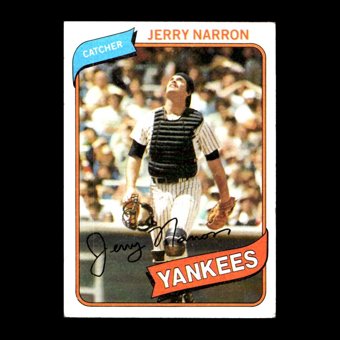 Jerry Narron 1980 Topps Rookie New York Yankees #16 Set Break GM 17 | eBay
