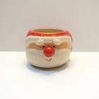 Santa Claus Figurine Vase Pot Ceramic Mini Plant Succulent Planter ...