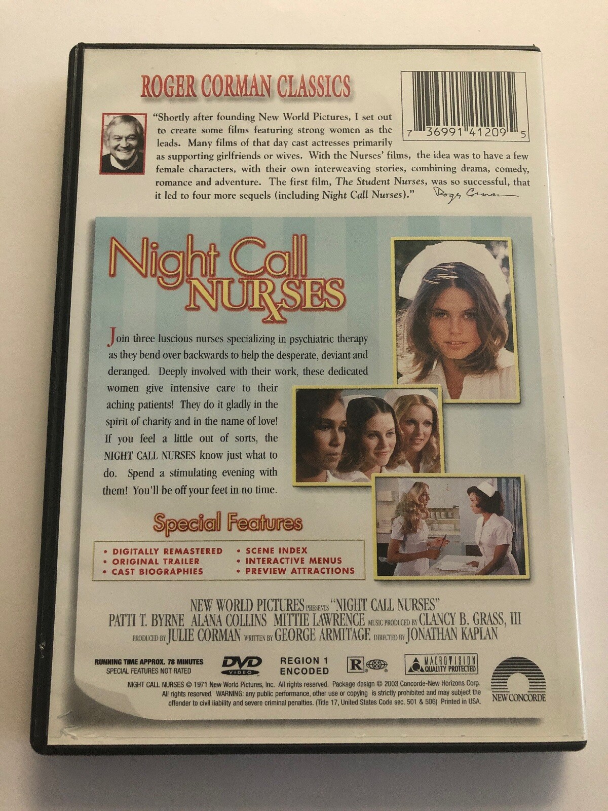 Night Call Nurses DVD Roger Corman 736991412095| eBay