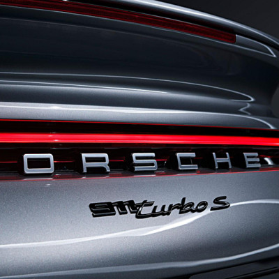 Porsche 911 992 Emblem High-Gloss Black "911 Turbo S" Genuine OEM | eBay