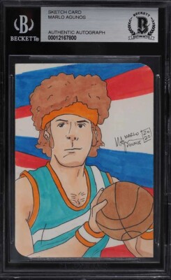 Will Ferrell Jackie Moon Semi Pro The Tropics Original Art Sketch Card ...
