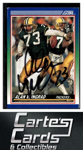 Alan Veingrad 1990 Score #65 Green Bay Packers RC TTM/IP Signed Auto | eBay
