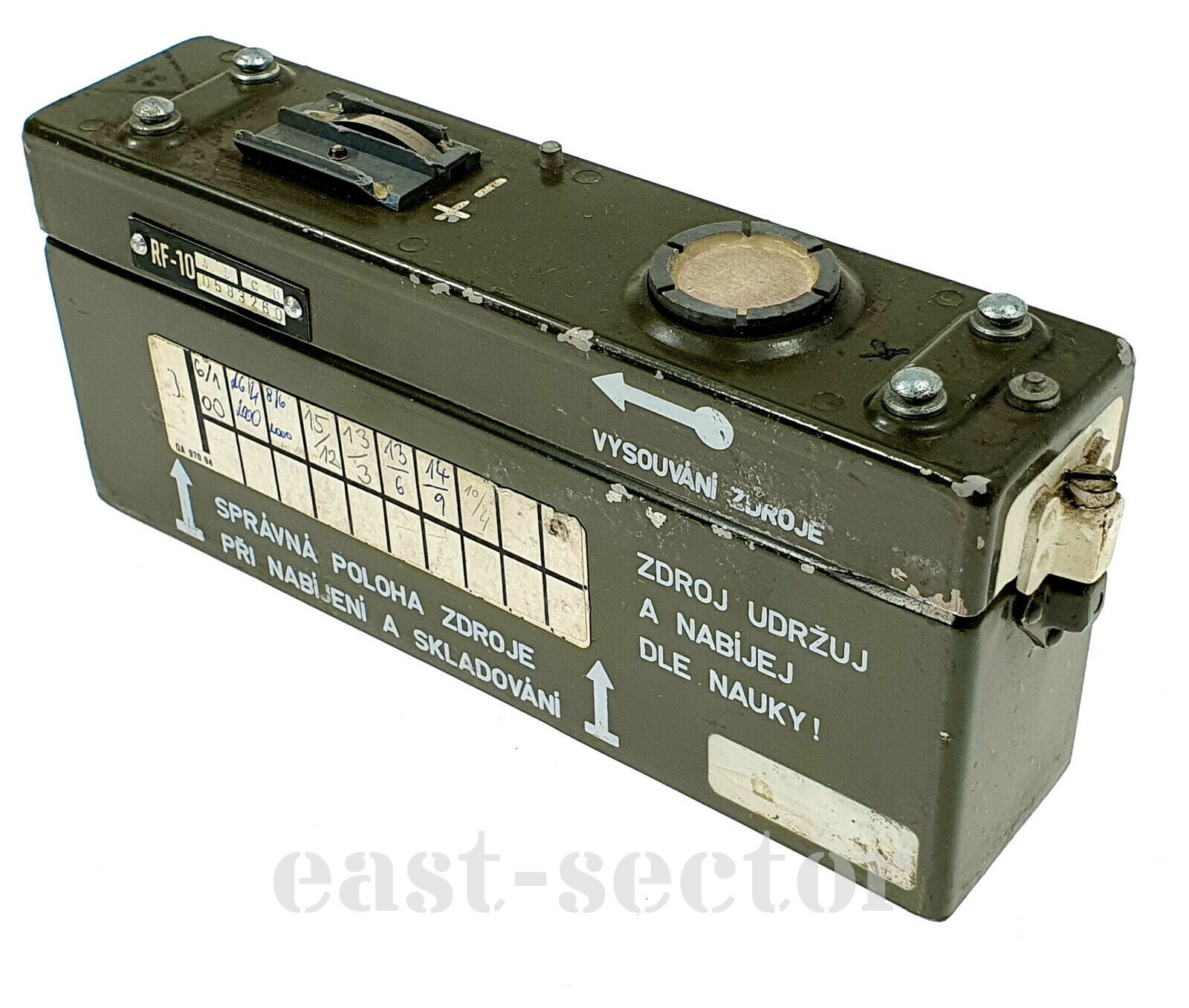 RF10 Battery for Military Manpack Radio RF-10 Receiver Czech Army VARTA ...