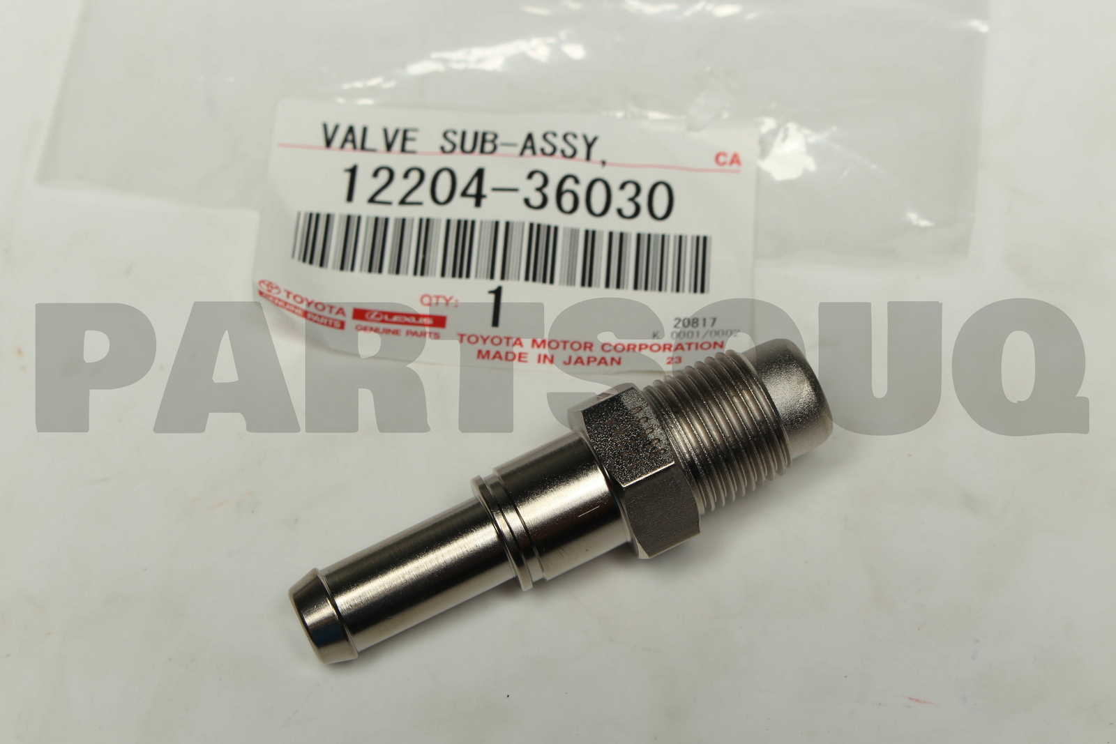 1220436030 Genuine Toyota VALVE SUB-ASSY, VENTILATION 12204-36030 | eBay