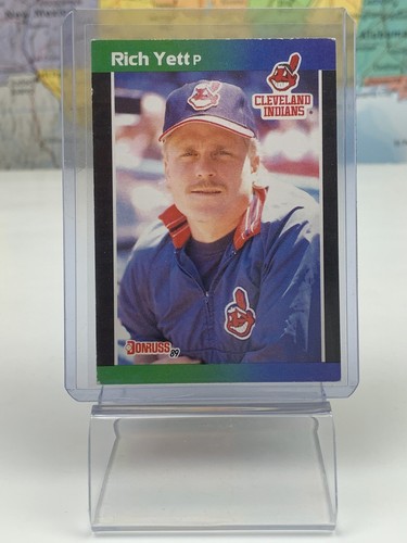 SHIPS SAME DAY Donruss 89 Baseball Card Rich Yett #546 Cleveland ...