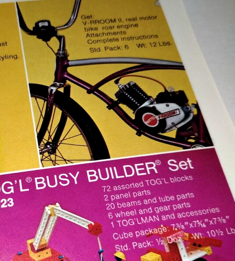 Mattel Toy Fair Print Ad 1971 Gulpers Scroprio Major Matt Mason Tog'l V ...
