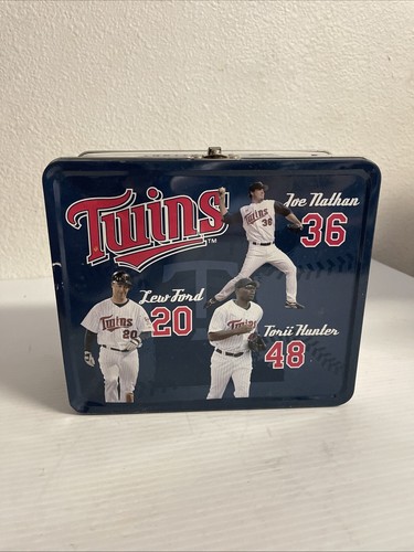 2005 Minnesota Twins Metal Lunch Box Stadium Giveaway | eBay
