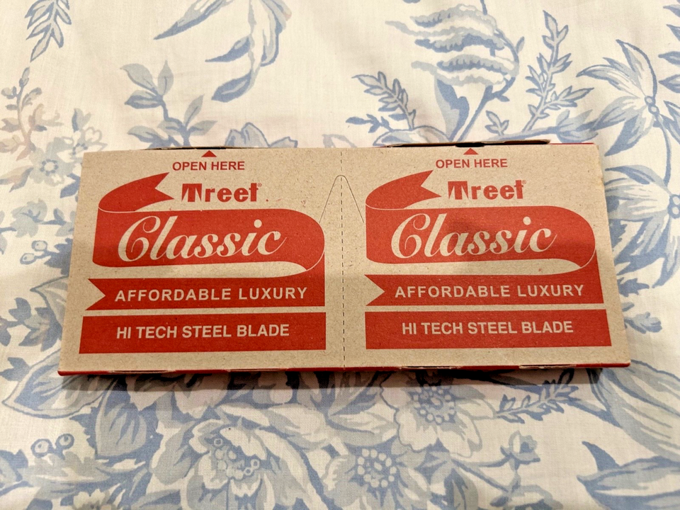 Treet Classic Double Edge Safety Razor Blades 200 blades (20 x 10) New ...