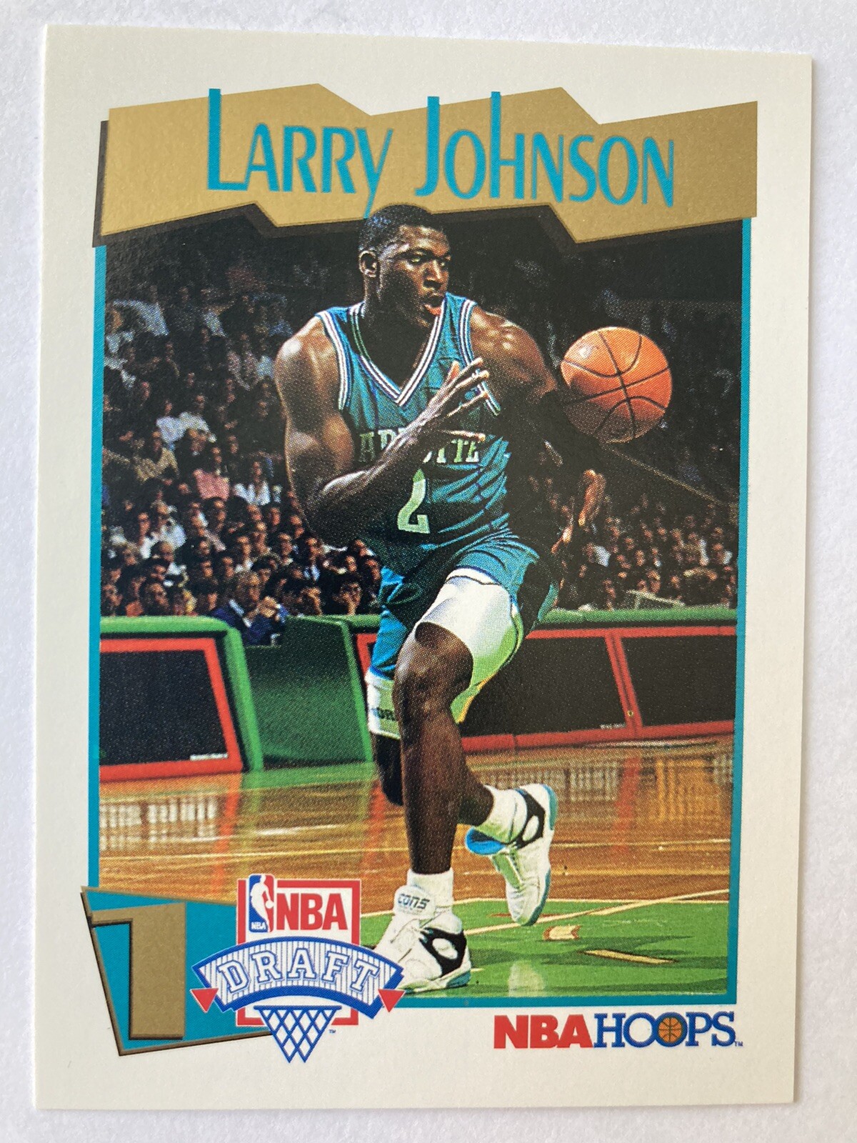 1991 Hoops Larry Johnson NBA Draft Pick RC #546 Charlotte Hornets. | eBay