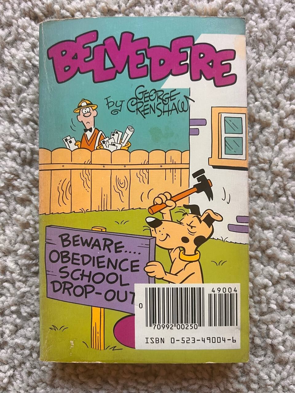 Belvedere by George Crenshaw 1982 Tor Book 523 49004 6 250 ...