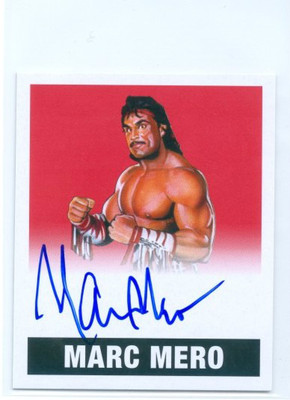 MARC MERO "RED AUTOGRAPH CARD MM1 #6/10" LEAF ORIGINALS WRESTLING 2017 ...