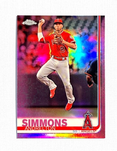 Andrelton Simmons ~ 2019 Topps Chrome ~ Pink Refractor | eBay