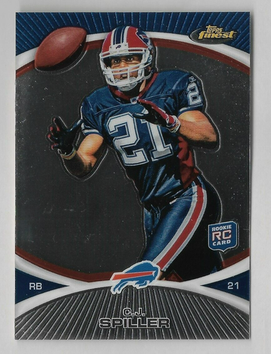 C.J. SPILLER 2010 TOPPS FINEST ROOKIE CARD #7 RC BILLS | eBay