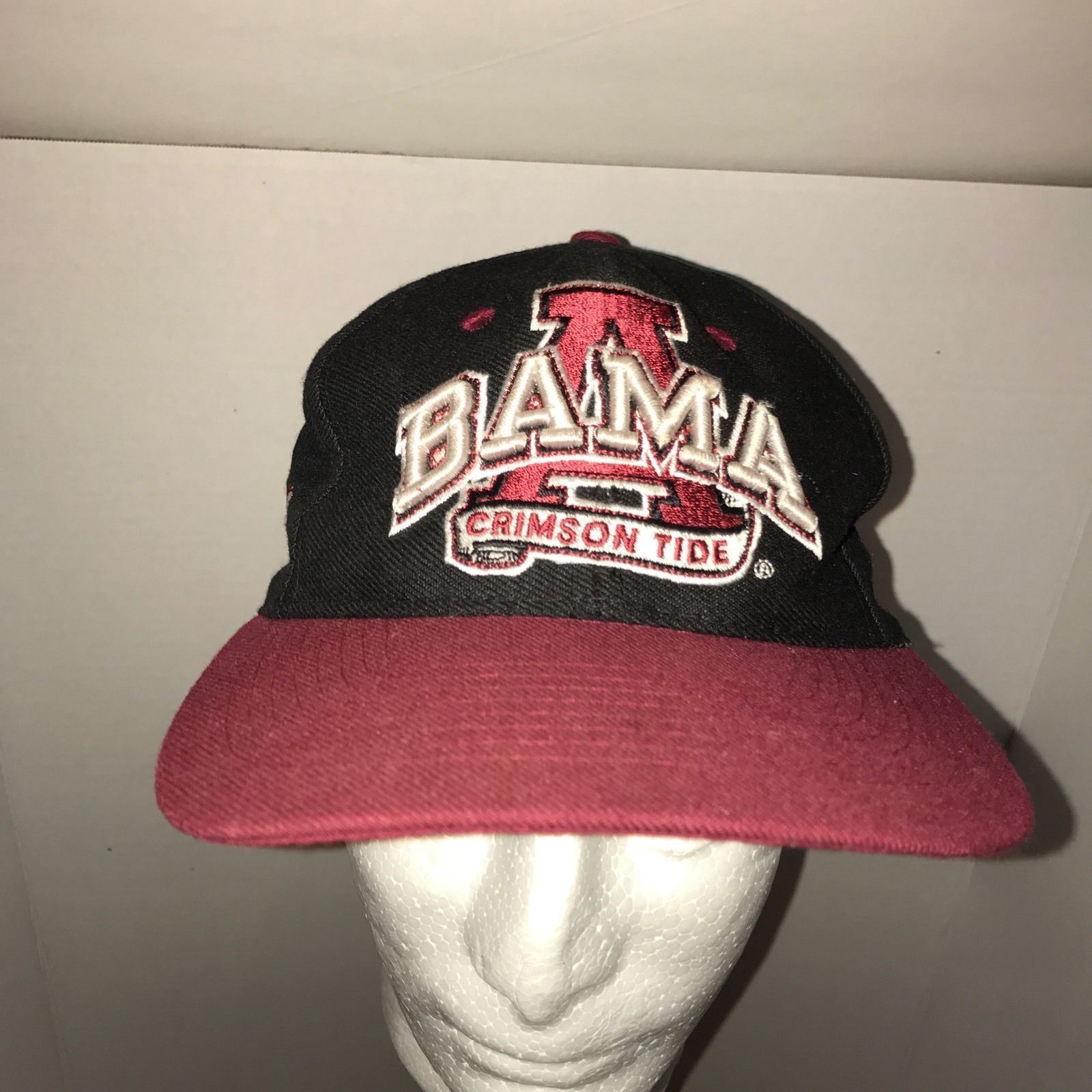 VINTAGE Alabama Crimson Tide Baseball Cap Fitted Size 7 Hat (Top of the ...