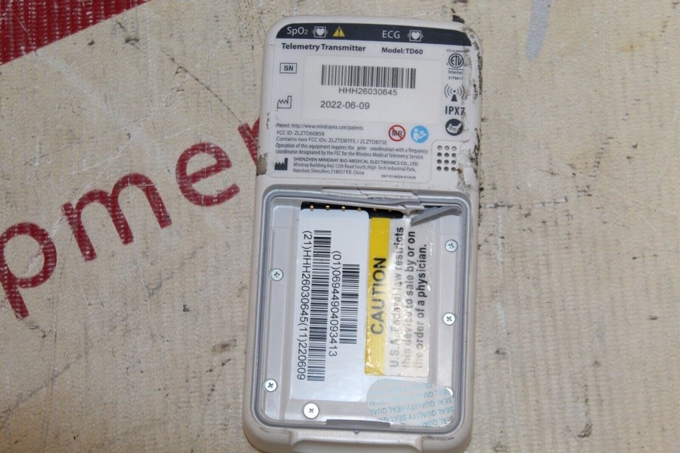 Mindray BeneVision TD60 Telemetry Transmitter | eBay