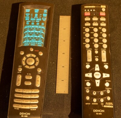 DENON RC-1068 and RC-1070 RECEIVER REMOTE CONTROLS AVR-3808CI AVR ...
