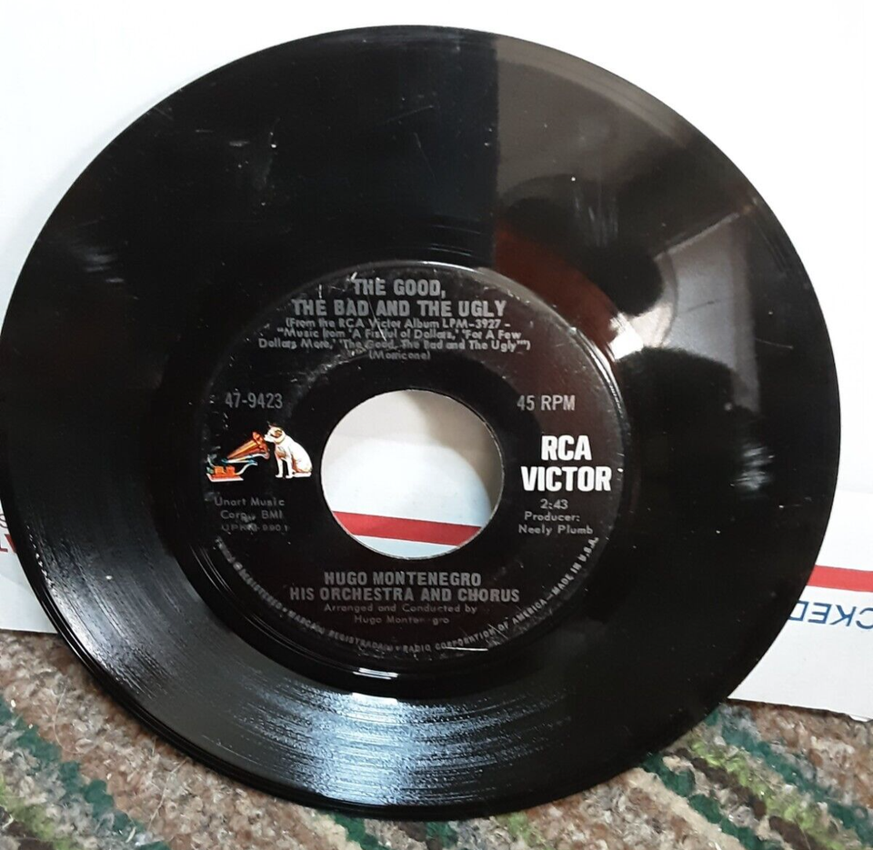 Hugo Montenegro The Good The Bad The Ugly 45 Rpm 1968 | eBay