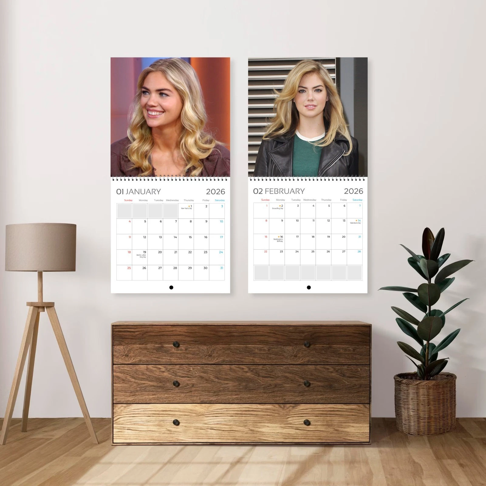 Kate Upton 2026 Wall Calendar 12-Month Celebrity Photo Calendar | ID ...