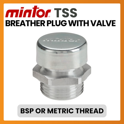 Mintor Hydraulic Breather Plug with Valve TSS, BSP or Metric Thread | eBay