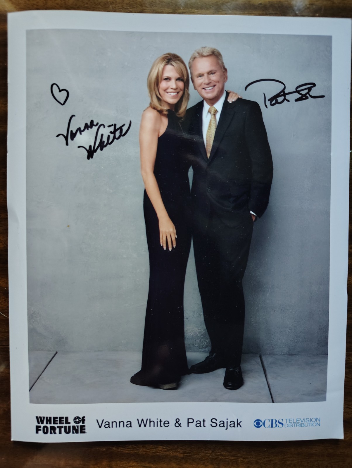 Wheel Of Fortune Vanna White And Pat Sajak Signed 8x10 | eBay