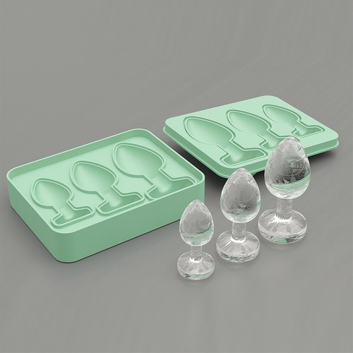 Silicone Ice Cube Mold Sturdy Tray Maker Reusable Baking Mould DIY ...