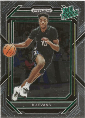 2023-24 Panini Prizm Kwame KJ Evans Jr RC Rookie Card #4 Oregon Ducks ...