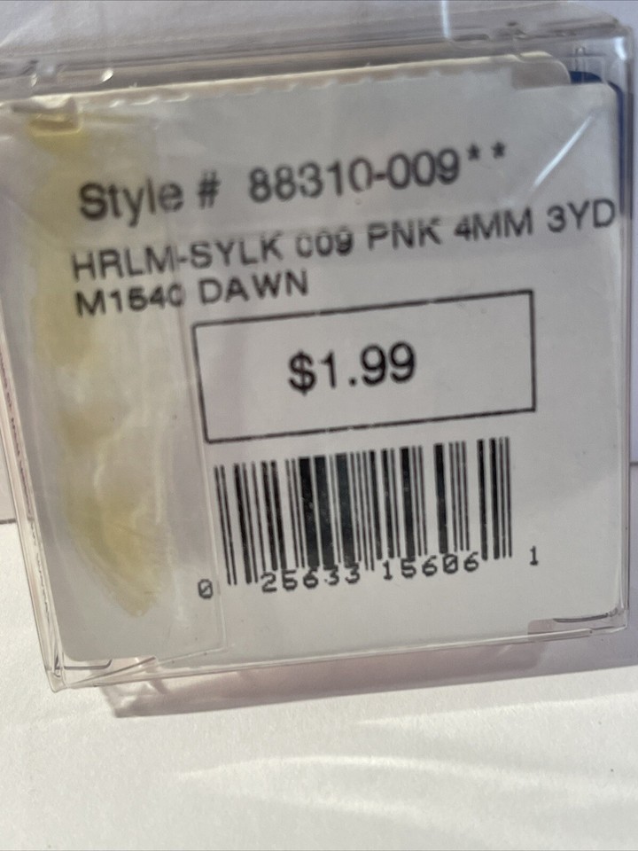 Mokuba Ribbon Embroidery Ribbon Color #009 Pink Dawn 4 MM 3 Yards ...