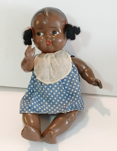 Vintage 1940s 12" Composition Unmarked AA Baby Doll in Original Costume ...