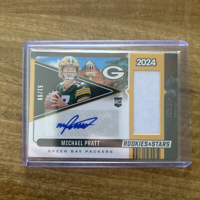2024 Rookies & Stars Freshman Orientation 51/99 RPA Michael Pratt Green ...