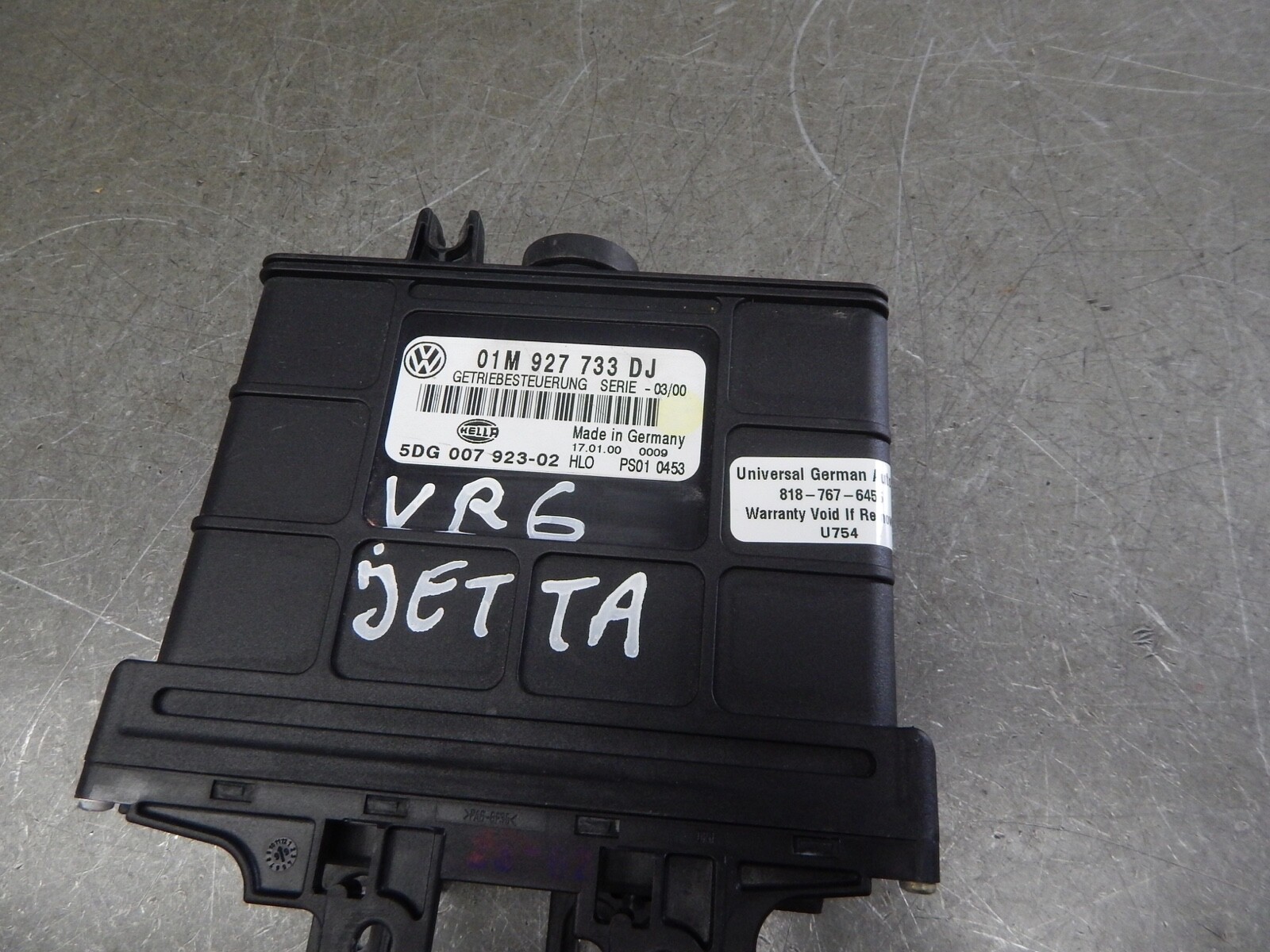 VW JETTA GOLF VR6 TCM AT Transmission Control Unit 01m927733DJ | eBay