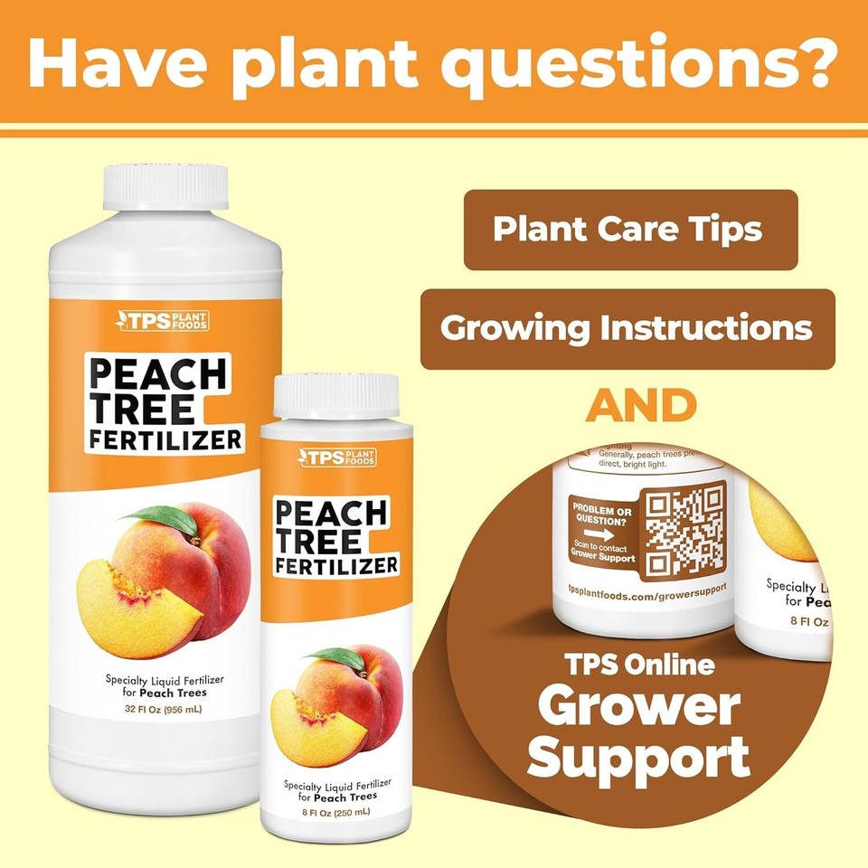 TPS NUTRIENTS Peach Tree Fertilizer for All Peach, Nectarine and Stone ...