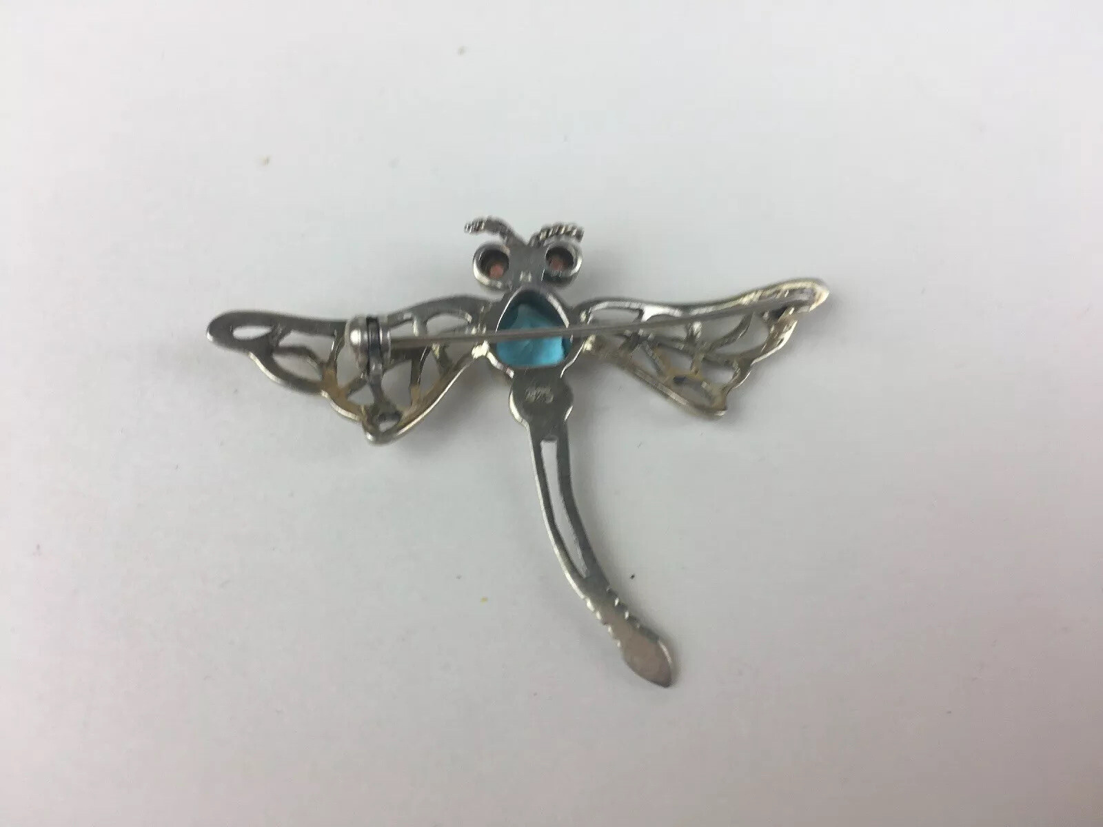 Gorgeous Hand made 925 Sterling Silver Dragonfly pin | eBay