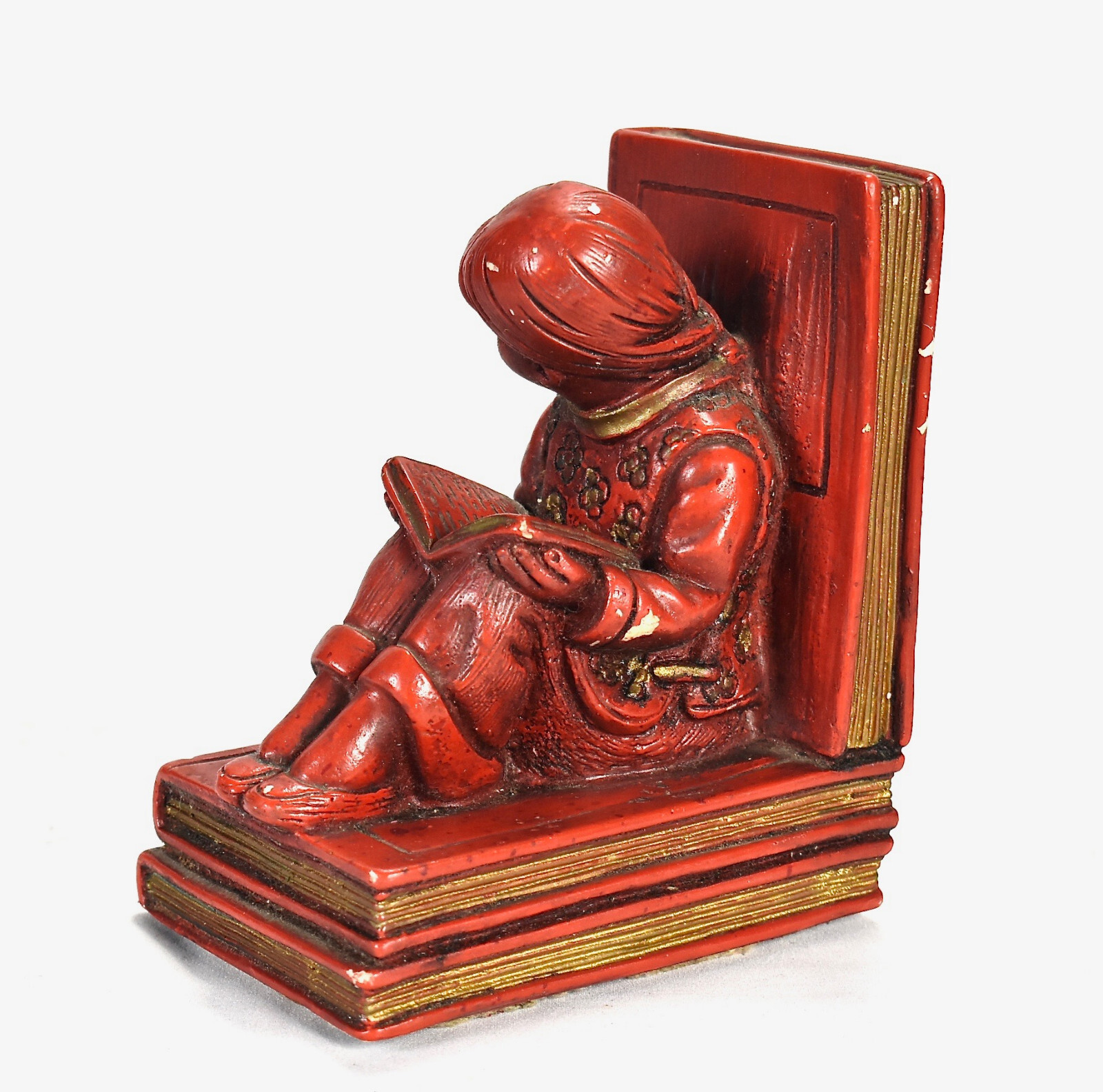 Vintage 1964 Universal Statuary Corp Asian Girl Reading Bookend | eBay
