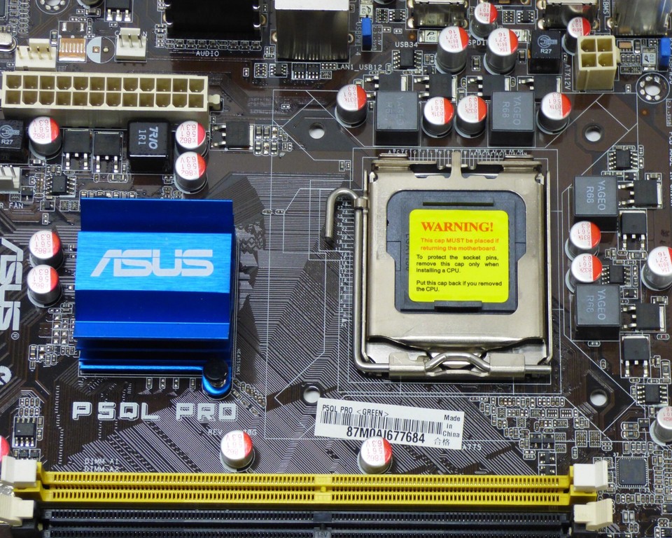 ASUS P5QL PRO Retro Motherboard Combo | Intel Core2 Quad Q9550 | 4GB ...