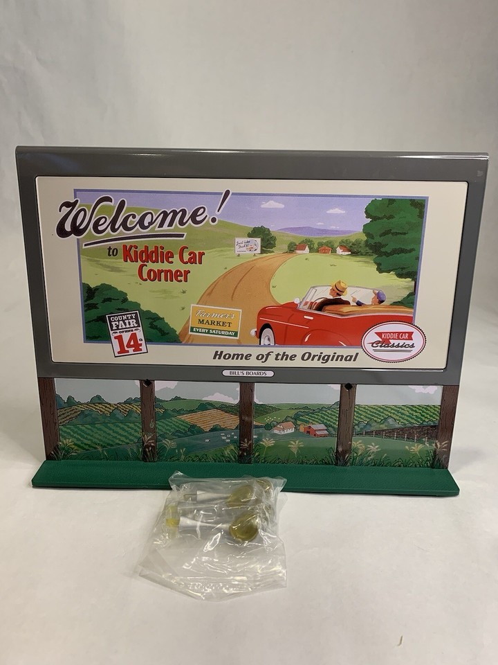 1997 Hallmark Kiddie Car Classics Welcome Sign Billboards Series | eBay