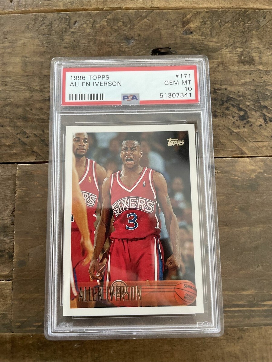 Allen Iverson Rookie Wallpaper 1996 Topps Basketball Allen Iverson
