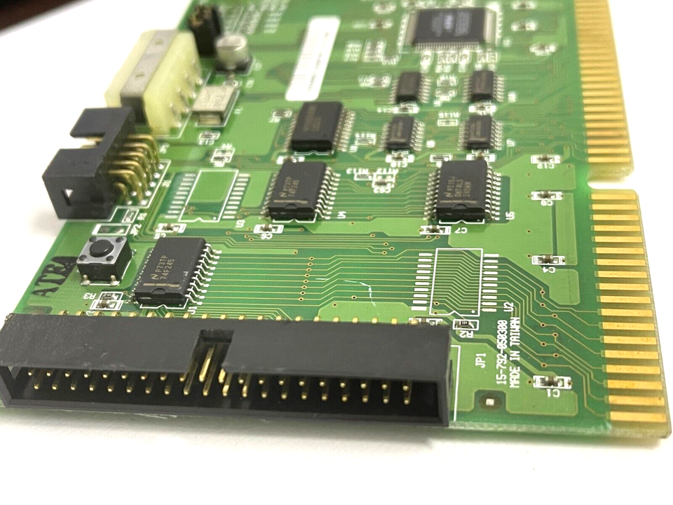 RARE VINTAGE MEDIA-H REV 1.2 ISA SCSI CARD 50 PIN SCSI EXT CENTRONIC ...