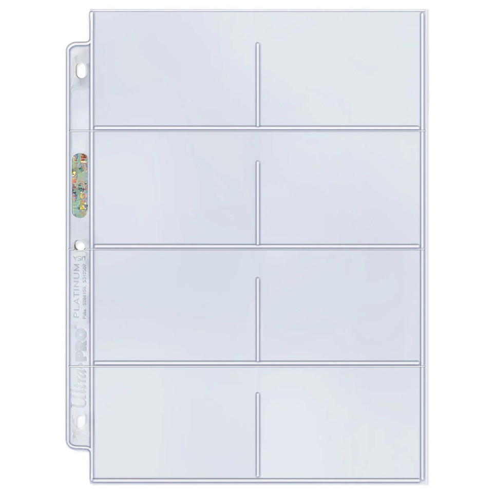 (25-Pack) Ultra Pro Pocket Binder Pages For 3 Ring Albums Cards, Gaming ...