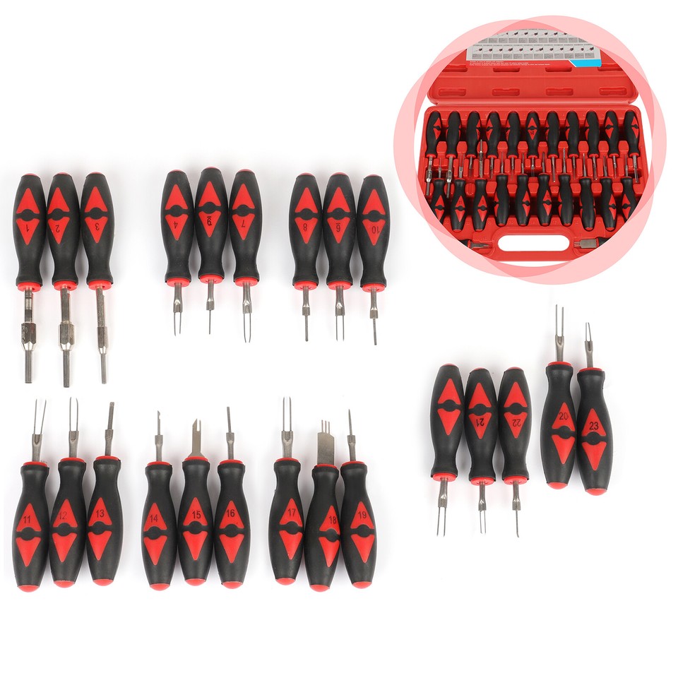 23Pcs Car Terminal Tool Kit Electrical Connector Release Removal Tool ...