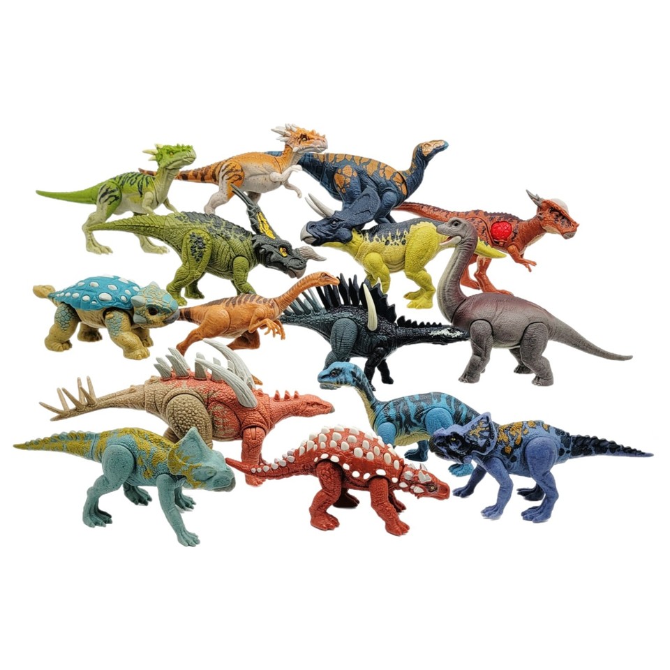 Jurassic World Mixed Dinosaur Lot 62 Figures + Vehicle | eBay