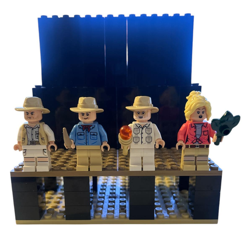 LEGO Jurassic Park Minifigures Sattler, Robert Muldoon Alan Grant John ...