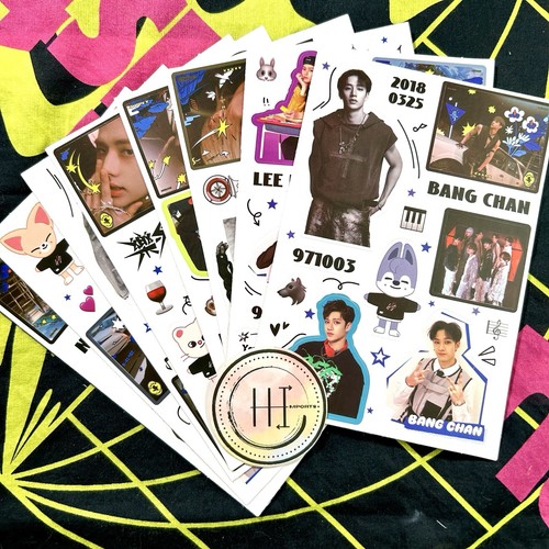 Stray Kids SKZ & Rock Star Album Exclusive Sticker Sheet Set Of 8 ...